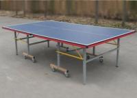 China Universal Size Indoor Table Tennis Table Rollaway Easy Handle 15mm MDF for sale