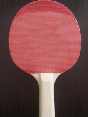 China Double Pimple Rubber Ping Pong Paddles Poplar Plywood Without Sponge for sale