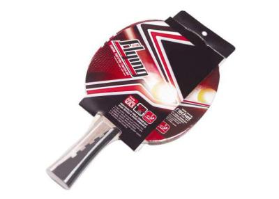 China Single Table Tennis Rackets Blister Packing Reverse Rubber With 1.5mm Sponge for sale