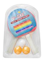 China Heat Sealed Clam Packed Table Tennis Set Pimple In Rubber With 3 Balls Post / Net for sale