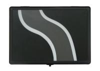 China Table Tennis Case With Transparent Face , Black Edge Ping Pong Paddle Cover for sale
