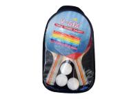 China Transparent Bag Packing Table Tennis Set 7 Layer Poplar Wood with Reverse Rubber Sponge for sale