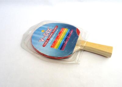 China Professional Long Handle Rubber Sponge Pimple Out Table Tennis Racket Blister Packing for sale