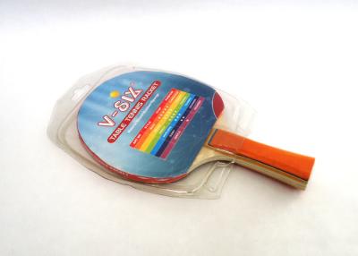 China Pimple In Out Table Tennis Bats Long Color Handle Blister Pack 100 Pcs Carton for sale