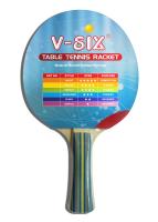 China Double Revert Rubber Table Tennis Rackets With Higher Density Yellow Sponge 1.5mm for sale
