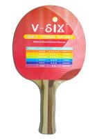 China Playing Table Tennis Bats With Higher Density Yellow Sponge 1.5mm Linden Plywood Paddles for sale