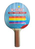China Paddles Playing With Yellow Sponge Reverse Rubber 6MM Linden Plywood for Recreation for sale