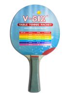 China Color Handle Linden Table Tennis Rackets Plywood Linden Standard Size for Playing for sale