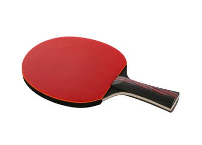 China Carbon Fiber 7PLY Table Tennis Bats Pimple In Out Rubber with Sponge Good Elasticity for sale