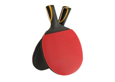 China Long Short Handle Ping Pong Bat Double Reverse Rubber Pine Ayous Blade for sale