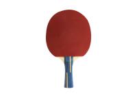 China Colour Handle Table Tennis Rackets 6mm Linden Plywood with Rubber and Sponge for sale