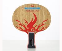 China Personalised table tennis bat Red Flame Blade For Burning Passion for sale