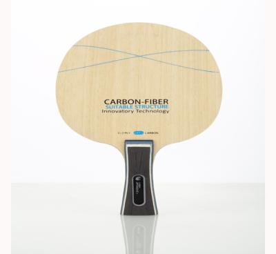 China Blue Carbon Fiber Table Tennis Blade professional ping pong paddles for sale
