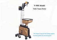 China Floor Type No Ball Jamming Table Tennis Robot / Ball Feeding Pipeline for sale