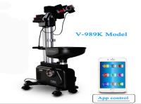 China Automatic Table Tennis Training Machine Bluetooth Control By Moblie App for sale