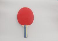 China Red Table Tennis Rackets For Beginners , Easier Control Ping Pong Paddles for sale