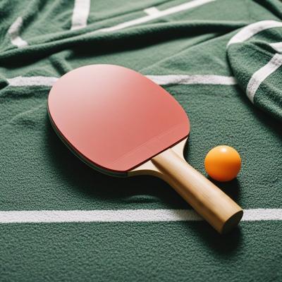 China Carbon Fiber Table Tennis Rackets With 5 Plies Natural Wood Bottom for sale