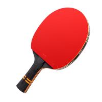 China Carbon Fiber Blade Material Table Tennis Rackets With Pure Wood Paddle And 5 Plies Natural Wood Bottom for sale
