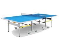 China AL Steel Outdoor Table Tennis Table , Foldable AP Table Top Movable Sports Ping Pong Table for sale