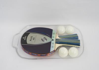 China Colorful Portable Table Tennis Set 2 Bats With 4 White ABS Balls for sale