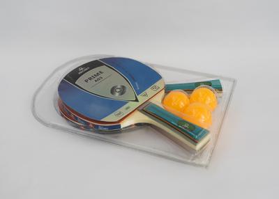China 3 ABS Balls And 2 Racket Tabletop Ping Pong Set Pimple In Rubber for sale