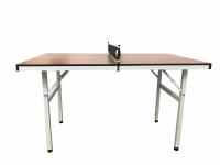 China Children Ping Pong Table Multi Function Foldable Wooden Natural Color For Playing And Homework for sale
