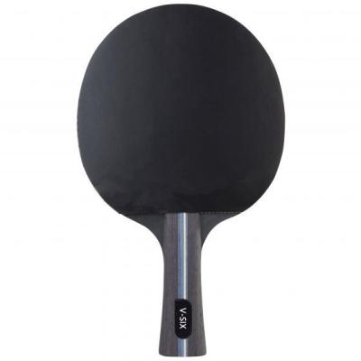 China Professional Table Tennis Racket 4 Star 5Ply Offensive Blade Reversed Rubber With Sponge for sale
