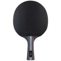 China Offensive 5 Ply Ping Pong Racket Black Color Grip Sponge Elastic Rubber For Attacking Player for sale