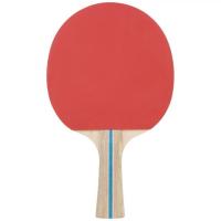 China Allround Player Table Tennis Rackets 5 Layer Pimple In Rubber Striked Natural Handle for sale