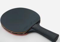 China 5 Plies Plywood 3 Star Table Tennis Racket Set Black Bag 8 ABS Balls Straight Handle for sale
