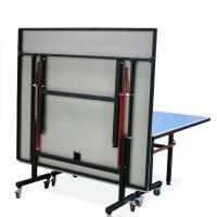 China 1.5 Lbs 4 Wheels Outdoor Table Tennis Table With 4 Inches Wheel Diameter for sale