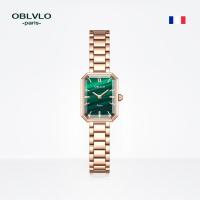 China Square Mother Of Pearl Dial Ladies Quartz Watch Mesh Milanese Metal Strap 4 Colors Minimal Luxury Women Dress Wrist Watch Gift for sale
