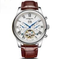 China Traditional Leather Strap Watch Featuring Lightweight Stainless Steel Case and Adjustable Genuine Leather Band for Daily for sale