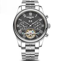 China Traditional Leather Strap Watch Featuring Lightweight Stainless Steel Case and Adjustable Genuine Leather Band for Daily for sale
