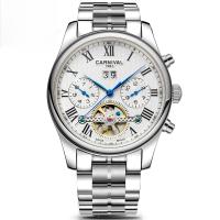 China Traditional Leather Strap Watch Featuring Lightweight Stainless Steel Case and Adjustable Genuine Leather Band for Daily for sale