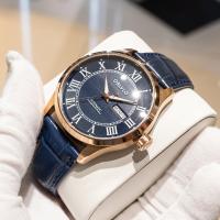 China Elegant Traditional Business Wristwatch Featuring Date Display and Comfortable Leather Strap Ideal for Daily Business Wear for sale