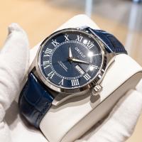 China Elegant Traditional Business Wristwatch Featuring Date Display and Comfortable Leather Strap Ideal for Daily Business Wear for sale