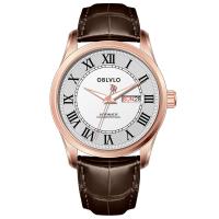 China Elegant Traditional Business Wristwatch Featuring Date Display and Comfortable Leather Strap Ideal for Daily Business Wear for sale