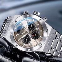 China Classic Comfortable Traditional Leather Strap Watch Durable Stylish Elegant Timepiece Suitable Business Casual Occasions for sale