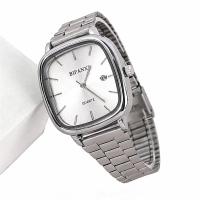 China Tonneau Minimal Quartz Watch Thin Mesh Milanese Metal Bracelet Vintage Square Analog Wrist Watch Gold Silver Men Women Fashion Casual Watch for sale