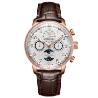 China Professional Traditional Business Wrist Watch Featuring Date Display Function and Scratch Resistant Mineral Glass for Daily Wear for sale