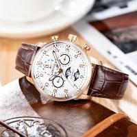 China Professional Traditional Business Wrist Watch Featuring Date Display Function and Scratch Resistant Mineral Glass for Daily Wear for sale