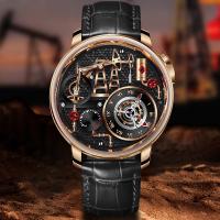 China Water Resistant Men's Luxury Wristwatch Elegant Design Durable Strap Suitable Business Casual and Formal Occasions for sale