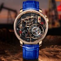 China Water Resistant Men's Luxury Wristwatch Elegant Design Durable Strap Suitable Business Casual and Formal Occasions for sale