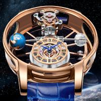 China Eco Friendly Men's Luxury Wristwatch Solar Powered Movement Durable Construction Elegant Appearance Suitable Office Wear for sale