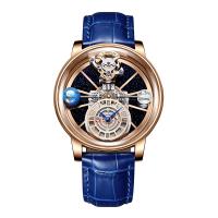 China Eco Friendly Men's Luxury Wristwatch Solar Powered Movement Durable Construction Elegant Appearance Suitable Office Wear for sale