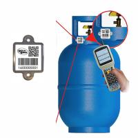 China Cylinder Tracking QR Code UV Protection Fast Scan For Outdoor for sale