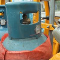 China Metal Ceramic Bar Code Tag For Liquid Gas Cylinder Tracking High Temperature Resistance for sale