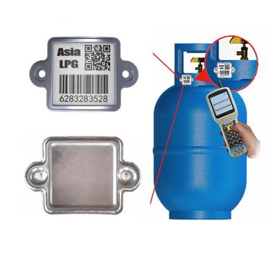 China 304 Steel Glaze Bar Code Tag Label Scratch Resistance for sale