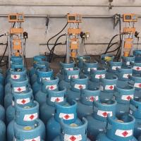 China Gas Cylinder LPG Filling Scale Tracking Data 220V 180KGS for sale